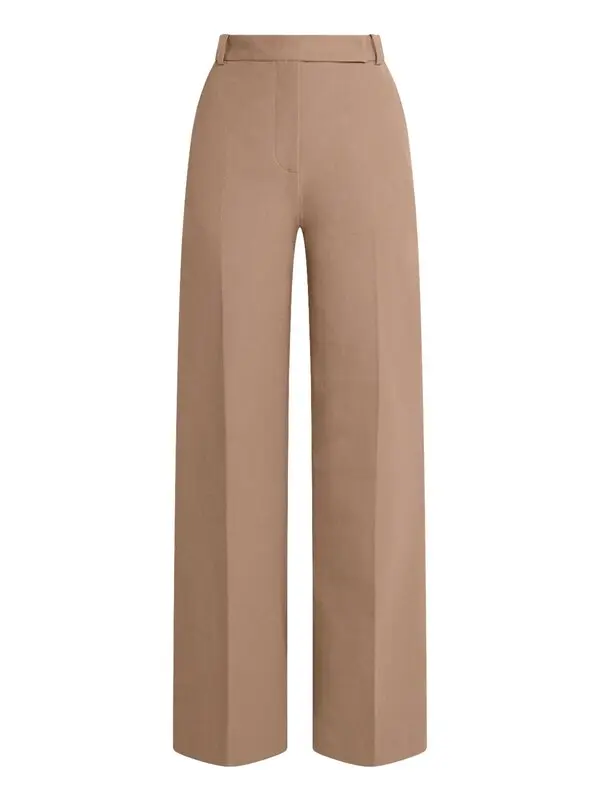 JOSEPH Stretch-gabardine Yukio Trousers - Brown