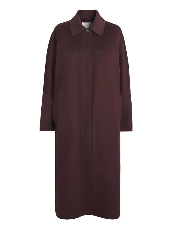 JOSEPH Wool-cashmere Donna Overcoat - Brown