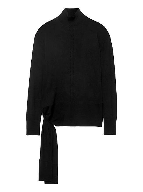 ALLSAINTS Tilley Relaxed-fit Merino Wool Jumper - Black