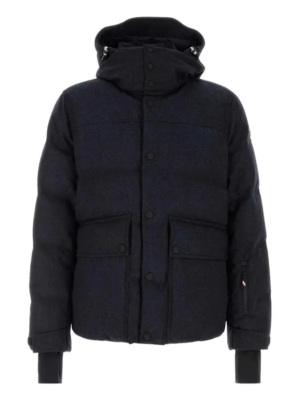 Moncler Servance Wool Down Jacket - Blue