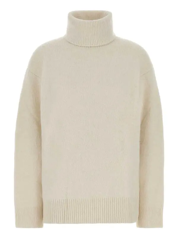 Michael Kors Oversized Stretch Alpaca-blend Sweater - White
