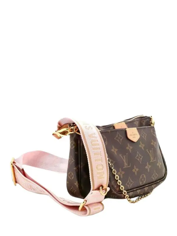 LOUIS VUITTON Multi Pochette Accessoires Monogram Canvas Crossbody Bag - Brown