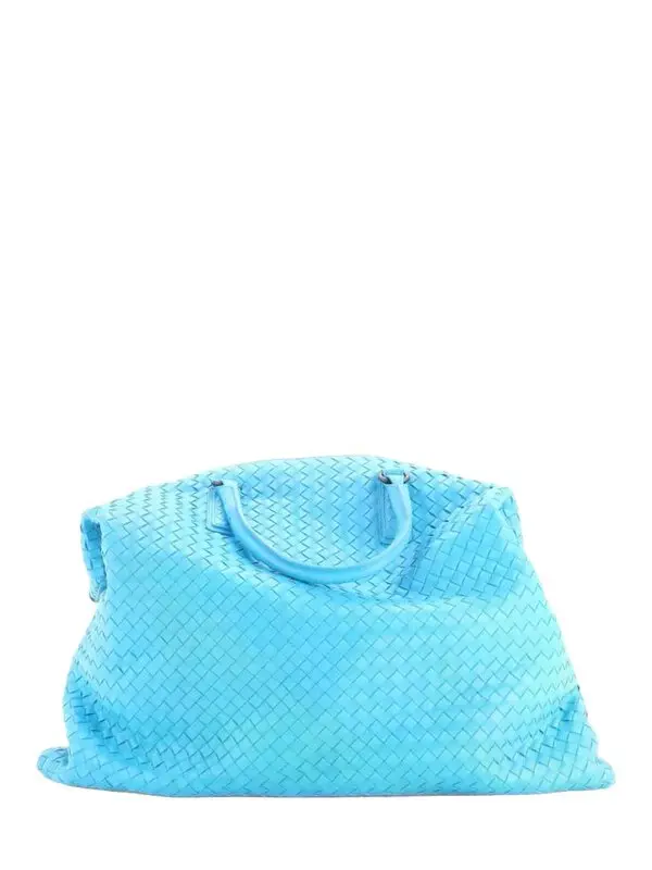 Bottega Veneta Convertible Intrecciato Nappa Maxi Satchel - Blue