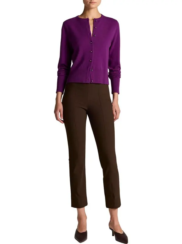 Vince Bobbi High-rise Stitch-seam Ponte Legging - Willow