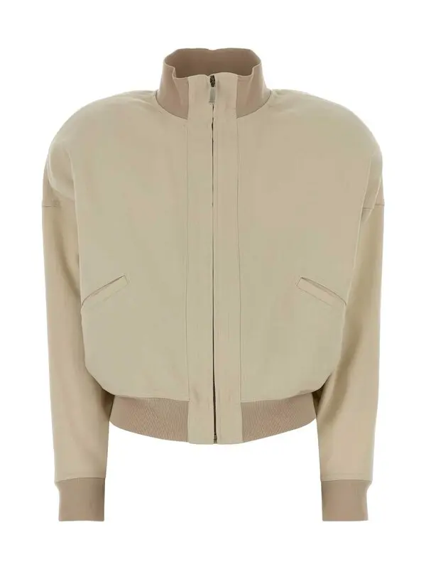 Gucci Sand Cotton Jacket - Brown