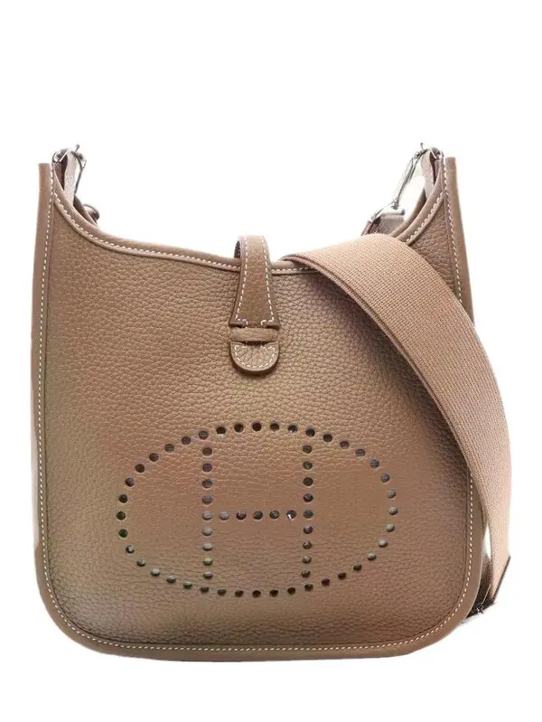 Hermès 23 Evelyn Clemence Leather Crossbody Bag - Taupe