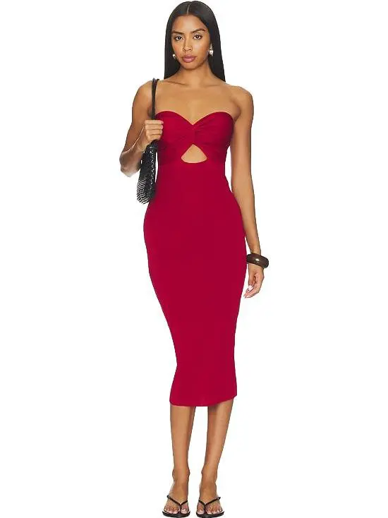 SNDYS. X Maia Dress In Red - Red