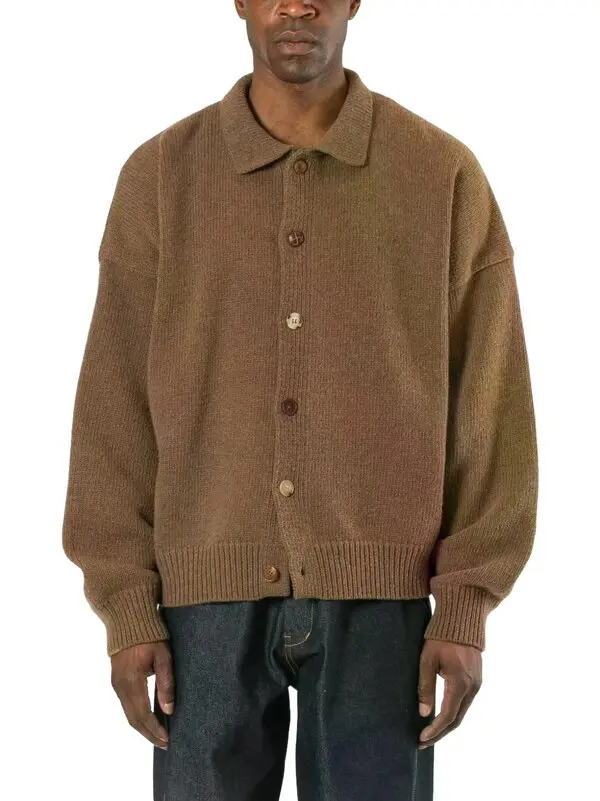 Estudio Niksen Mismatch-button Cardigan - Brown