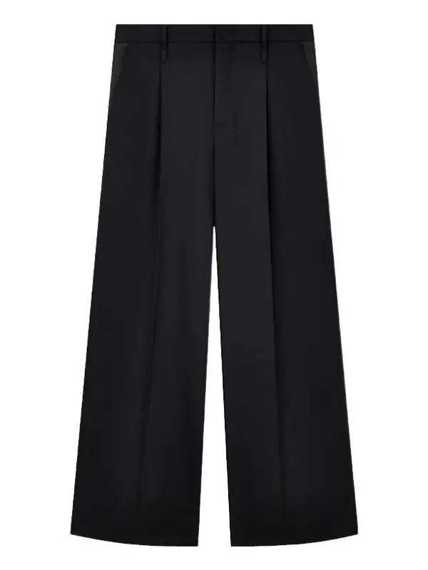 Emporio Armani Regular-fit Tailored Pants - Black