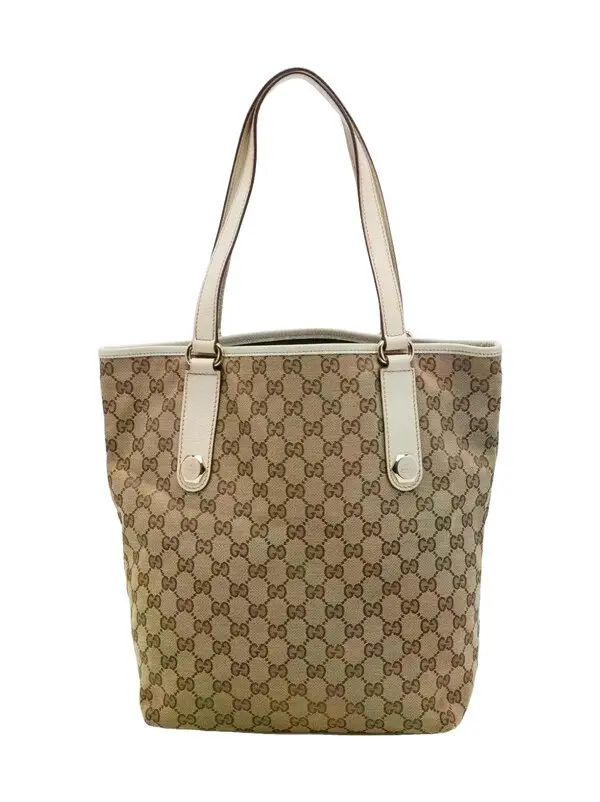 Gucci 2000-2015 Gg Canvas Charmy Tote Bag - Neutrals