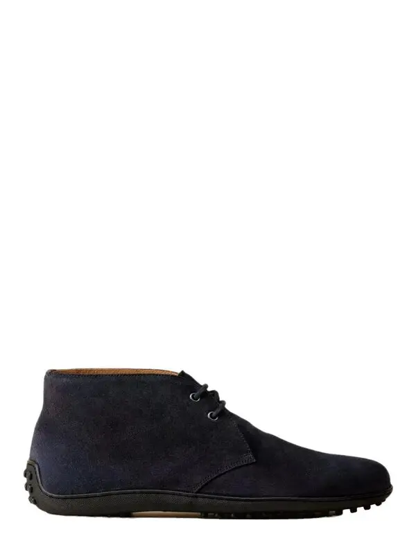 Car Shoe Suede Desert Boots - Blue