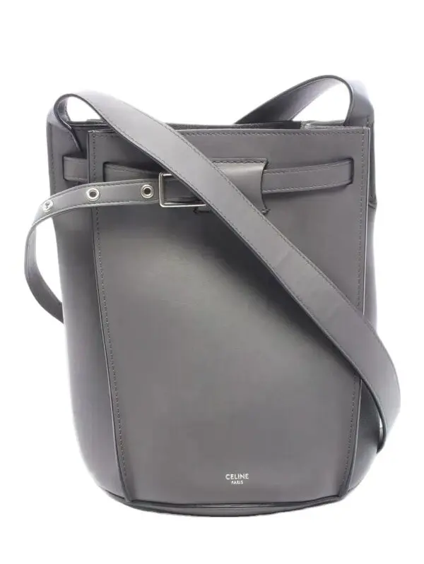 Celine 2010s Big Bag Bucket Bag - Grey