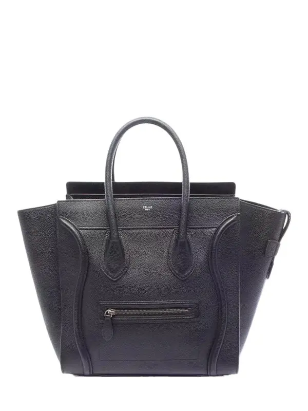 Celine 2000s Mini Luggage Tote Bag - Black