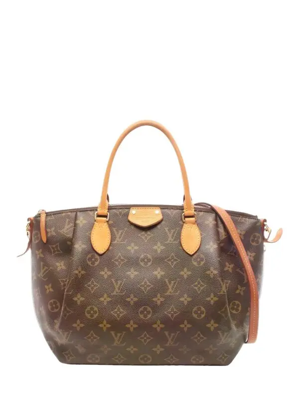 LOUIS VUITTON 2016 Mm Turenne Monogram Tote Bag - Brown