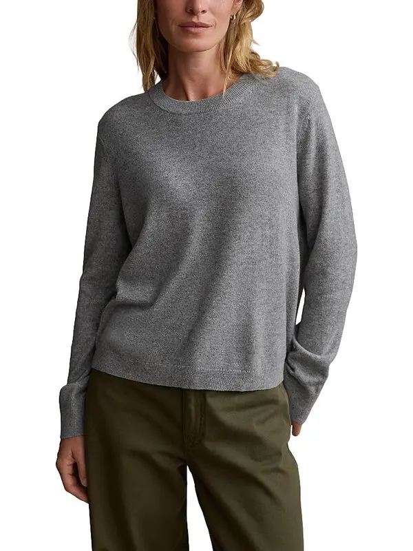 Jenni Kayne Flynn Cashmere Crewneck Sweater - Grey