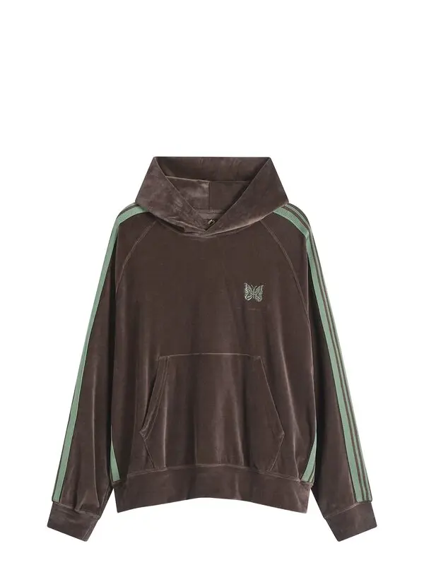 Needles Track Hoodie - Brown