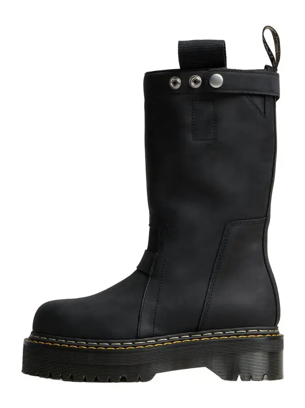 Rick Owens X Dr. Martens Quad Sole Pull On Boot - Black