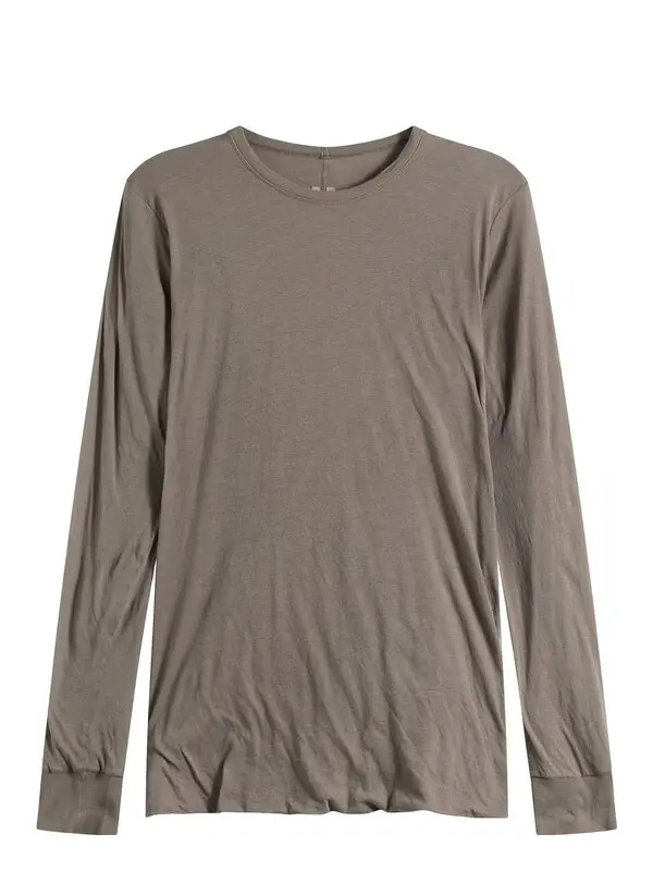 Rick Owens Double Layer Long Sleeve T-shirt - Dust