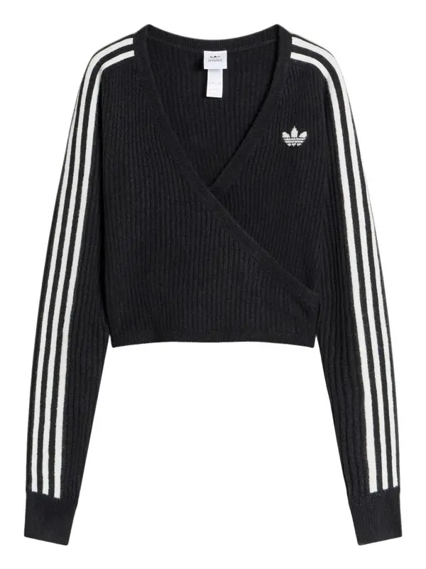 Adidas X Jennie Knit Wrap Cardigan - Black