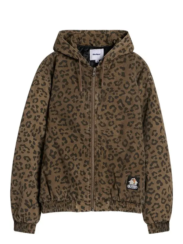 BUTTER GOODS Insulated Work Jacket - Leopard