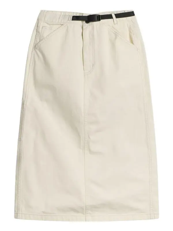 Gramicci Denim Carpenter Midi Skirt - Bone
