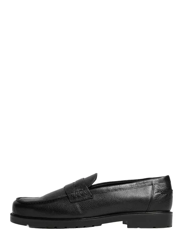 KLEMAN Escale Grain Loafer - Black