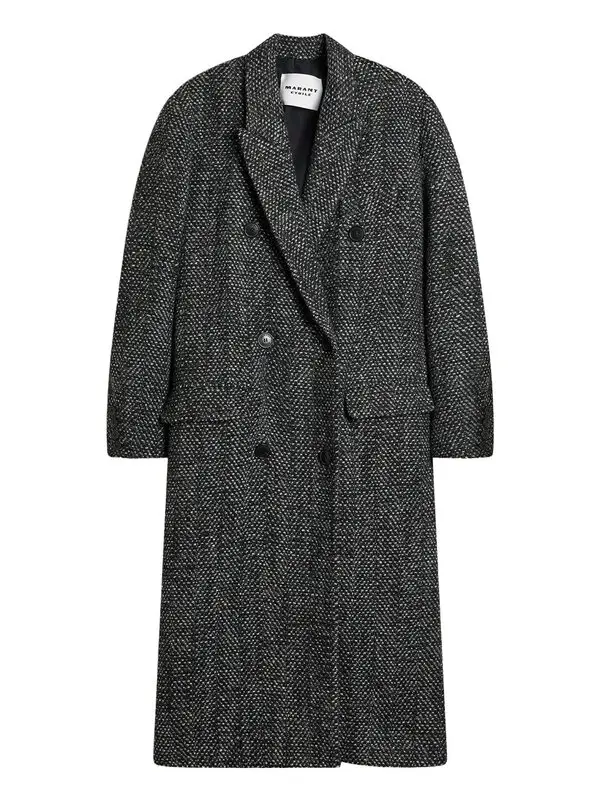 Isabel Marant Étoile Toile Pilda Long Coat Jacket - Anthracite