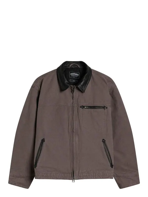 FRIZMWORKS Heavy Canvas Work Jacket - Mud