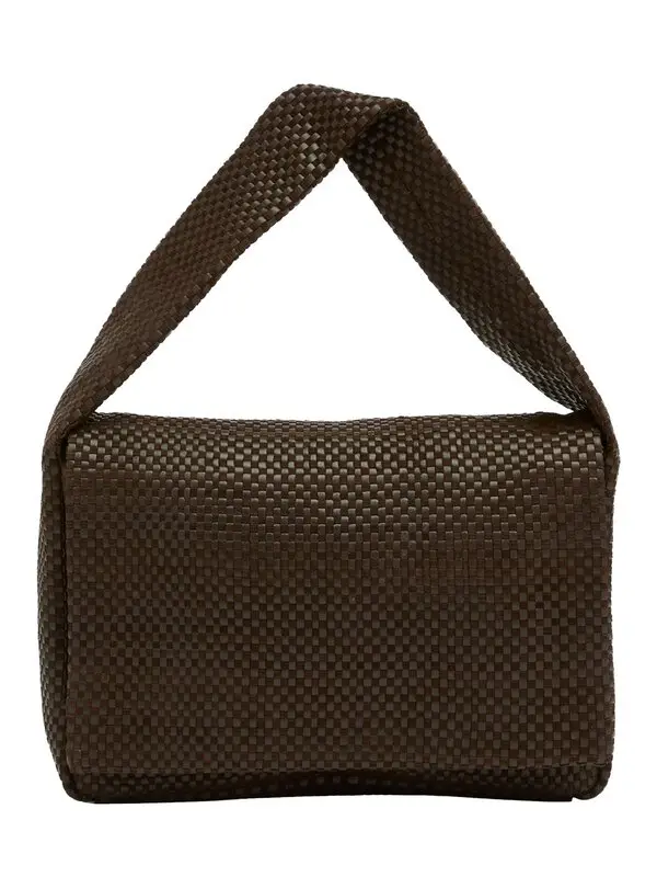 ST. AGNI Lattice Everyday Satchel - Coffee