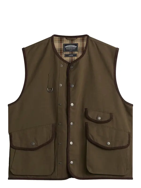 FRIZMWORKS Heritage Hunting Vest Jacket - Olive