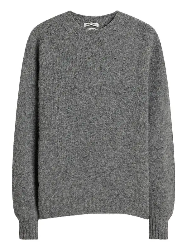 You Must Create Suedehead Crew Knit - Grey