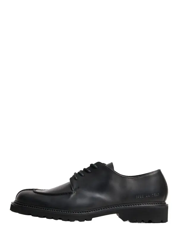 COMMON PROJECTS Apron Leather Derby Shoes - Black