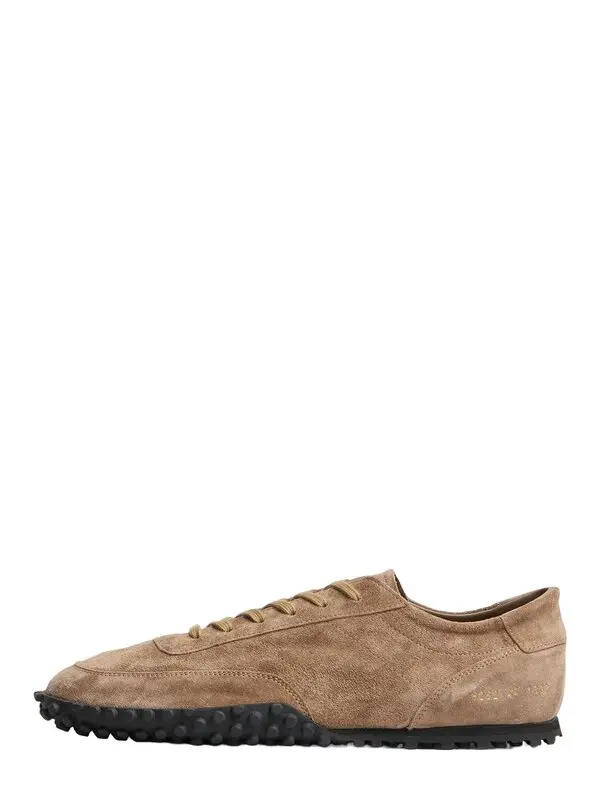 COMMON PROJECTS Minimal Runner Seventy Suede Sneakers - Tan
