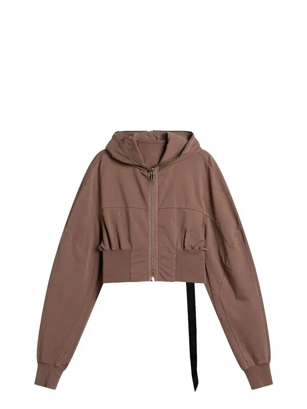 Rick Owens Collage Gimp Hoodie - Grape