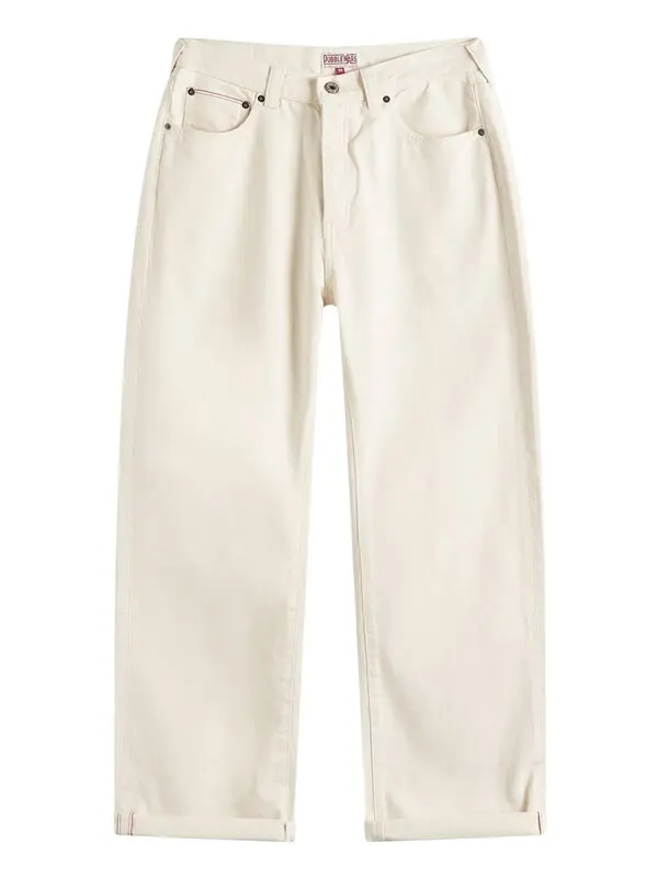 DUBBLEWARE Selvedge 5 Pocket Jeans - Ecru