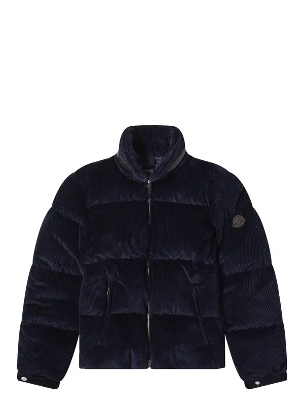 Moncler Corduroy Padded Jacket - Navy