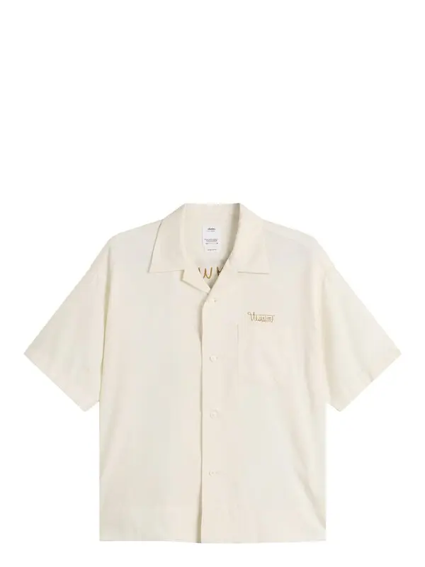 Visvim Copa Silk Shorts Sleeve Shirt - Ivory