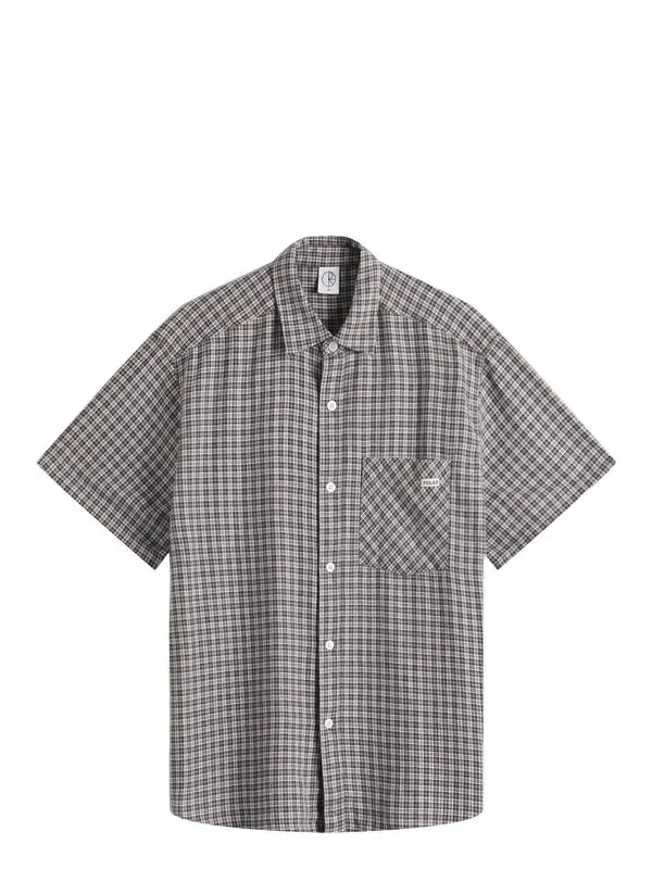 POLAR SKATE CO. Mitchell Shorts Sleeve Shirt - Grey