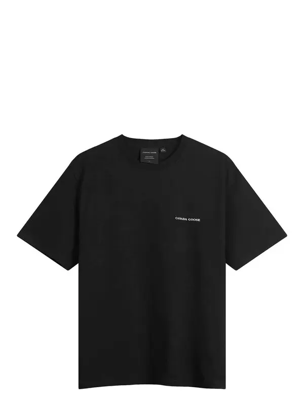 Canada Goose Novo T-shirt With Back Graphic - Black