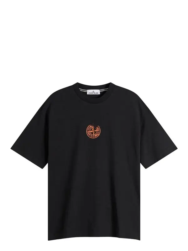 Stone Island Vertical Placement T-shirt - Black