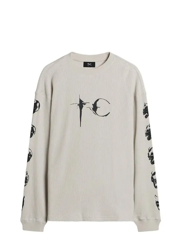 THUG CLUB Endless Long Sleeve Top - Ivory