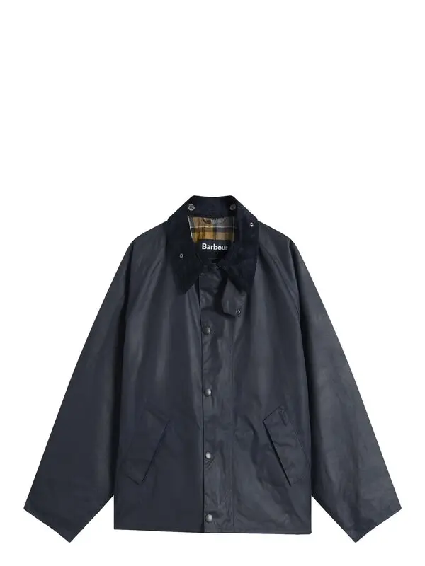 Barbour Transport Wax Jacket Exclusive - Navy