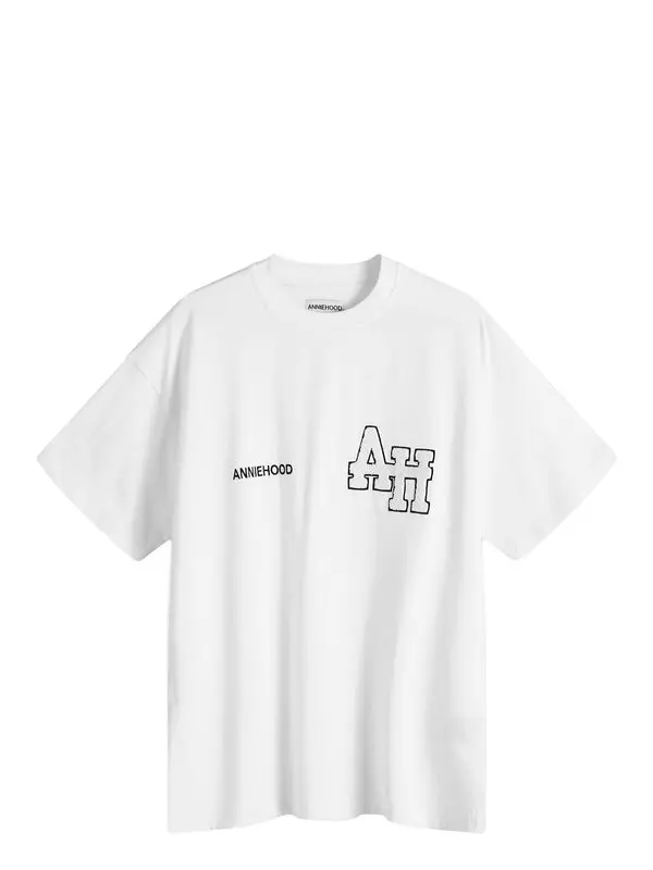 ANNIE HOOD College T-shirt - White