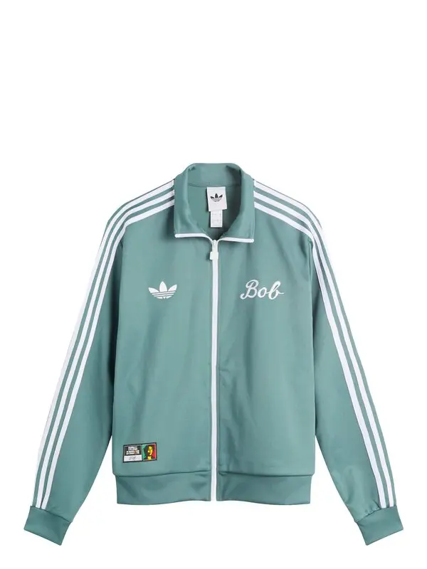 Adidas Bob Marley Track Top - Tech Emerald