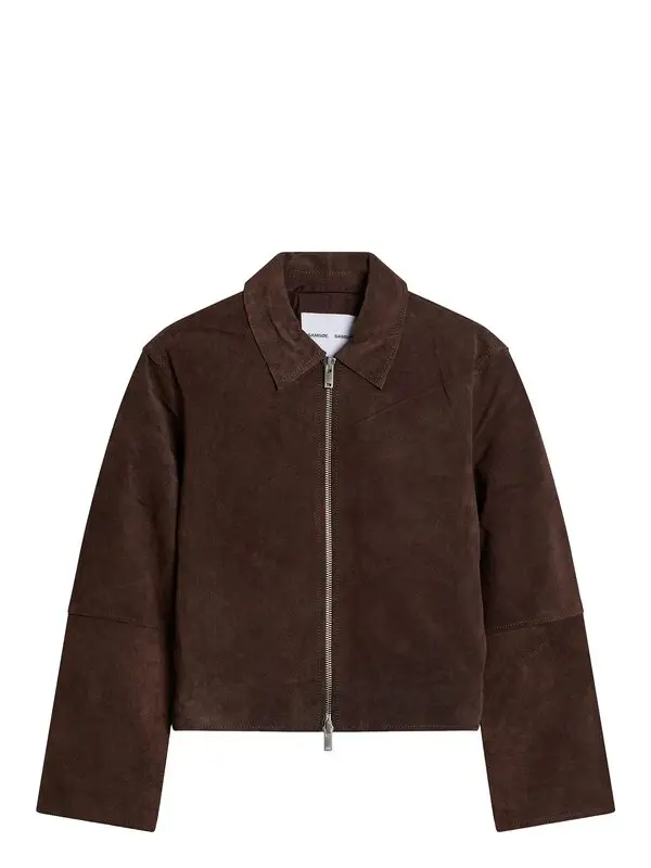 Samsøe Samsøe Salylo Suede Jacket Exclusive - Black Coffee