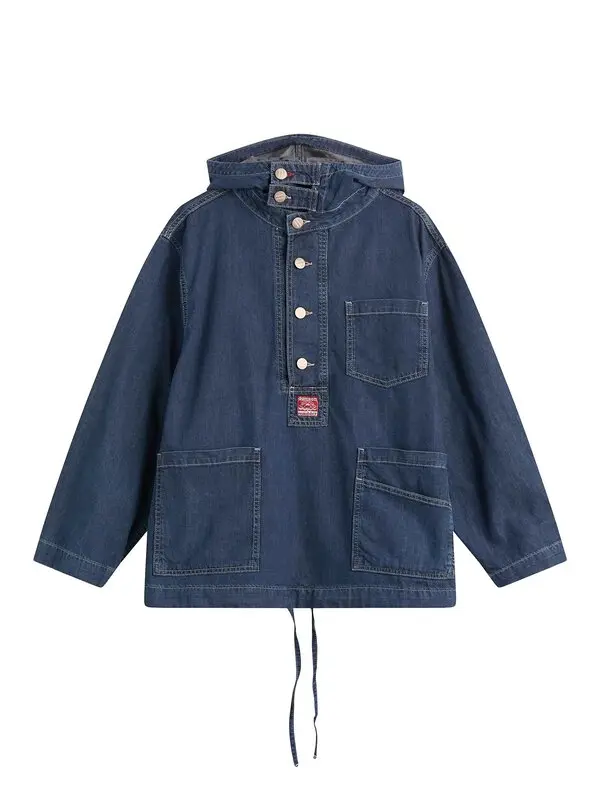 DAMSON MADDER Briar Hoodie - Blue