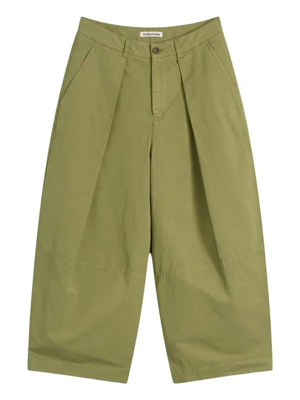 You Must Create Deadbeat Trousers - Green