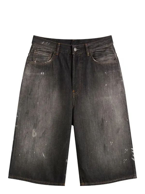 Acne Studios Judda M Fn Trafalgar Denim Shorts - Black