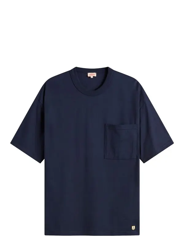 Armor Lux Heavyweight Pocket T-shirt - Marine Deep