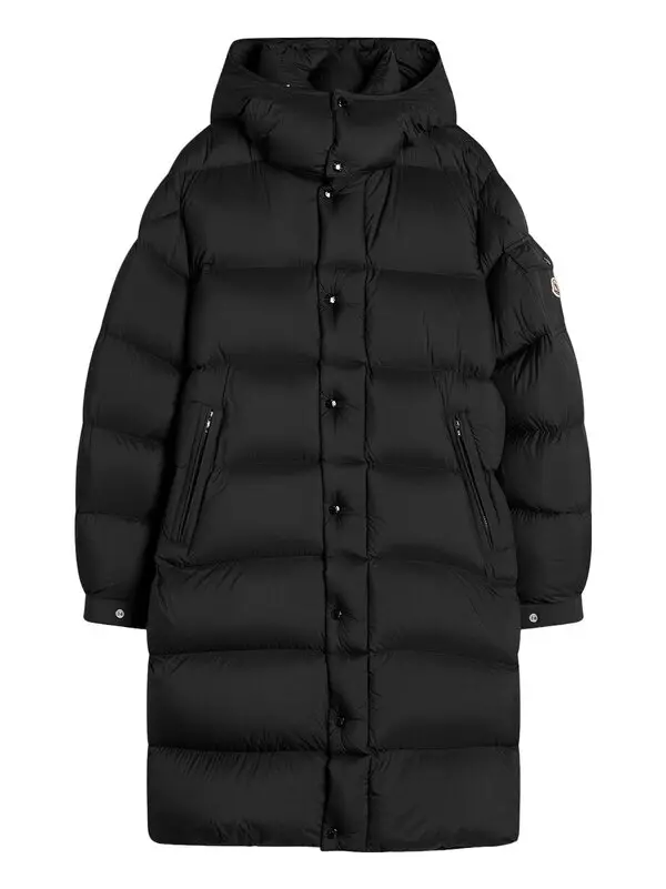 Moncler Hanoverian Long Parka Jacket - Black